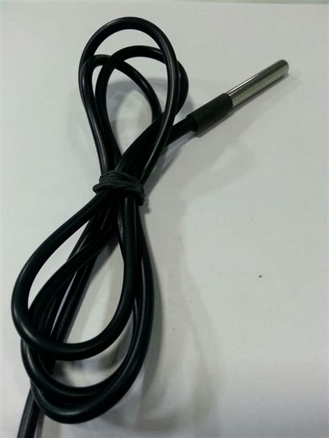 DS B Water Proof Temperature ProbeBlack M Rajiv Electronics