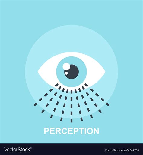 perception royalty free vector image vectorstock