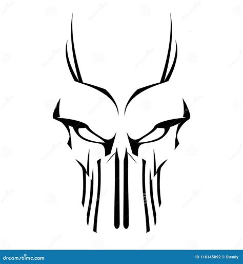 Alien Predator Silhouette Clipart Stock Illustration Cartoondealer