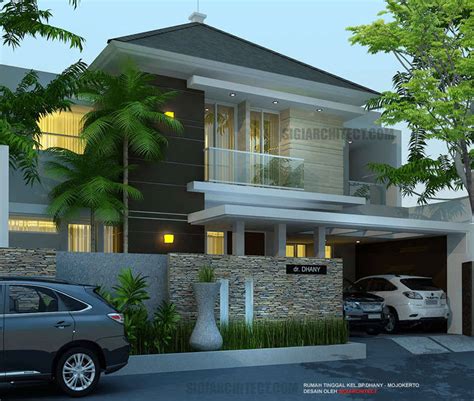 45 Desain Rumah Mewah Modern Tropis Background