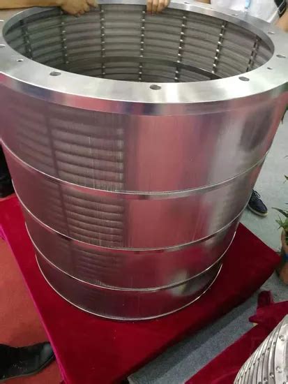 Pressure Screen Sieve Drum Hole Screen Cylinder Papermaking Machine