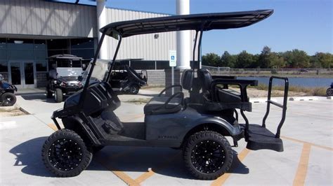 2025 E Z Go Express 4 Gas Lifted Metallic Charcoal Little Egypt Golf