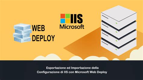 Esportazione Ed Importazione Della Configurazione Di Iis Con Microsoft Web Deploy