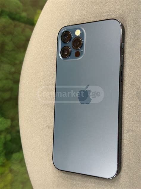 Iphone 12 Pro 128gb Pacific Blue 12თვე გარანრია აიფონ 12პრო მეორადი
