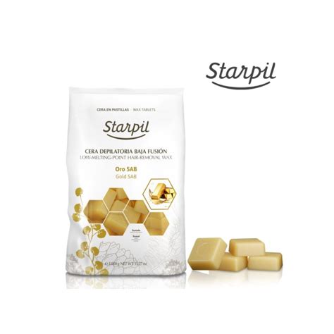 Stripless Gold Hard Wax With Titanium Dioxid Starpil Original Blend