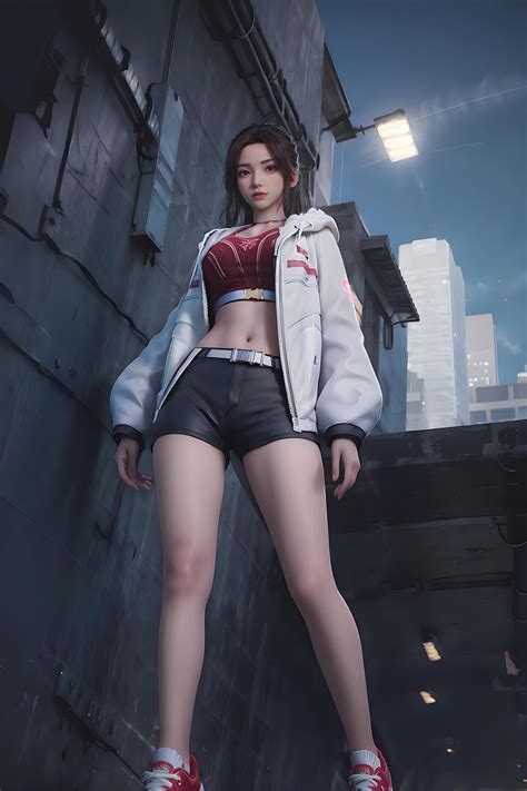 《斩神之凡尘神域》红缨ai手机壁纸：大长腿美女，又美又飒！ 哔哩哔哩