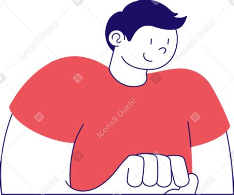 Человек улыбается в Png Svg