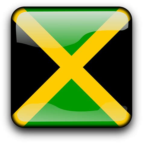 Jamaica Flag Country Free Vector Graphic On Pixabay