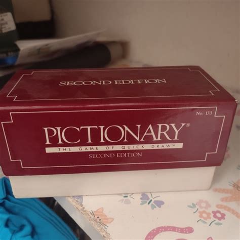 Games Vtg 1987 Pictionary Second Edition Quick Draw Charades Game Vtg Poshmark
