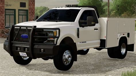 2022 Ford F350 Camion de service à cabine simple V1 0 0 0 FS25 Mod