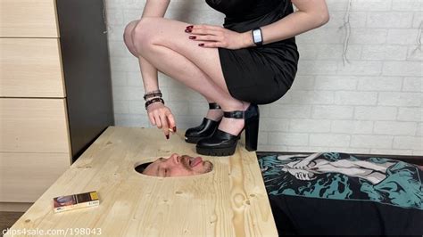Human Ashtray Spitting And Heels Worship While S S Pathetic Face