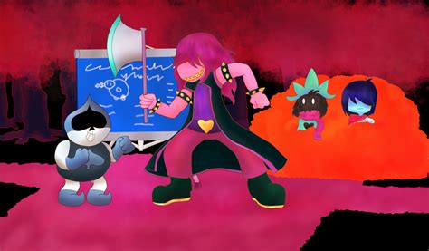 Deltarune Lancer Fan Club Meeting By Flamme2 On Deviantart