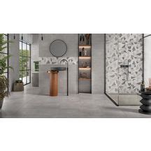 GRESPOR Carrelage sol intérieur grès cérame Cloud anthracite x cm POINT P