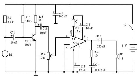 Lm386 Audio Amplifier Circuit