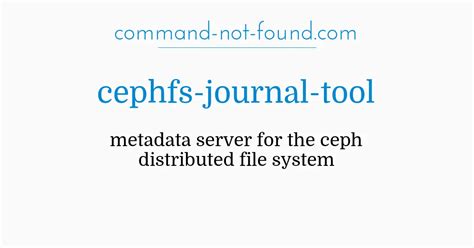 Dockerfile Run Cephfs Journal Tool