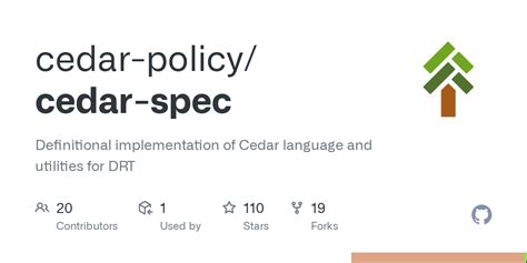 Github Cedar Policycedar Spec Definitional Implementation Of Cedar Language And Utilities