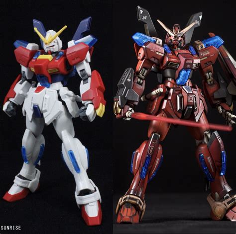 1 144 Star Burning Gundam Before And After R Gunpla