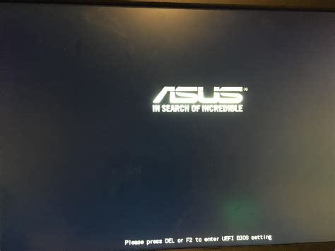 My Pc Boots Up And Gets Stuck On This Screen And I Cant Press Del Or F2