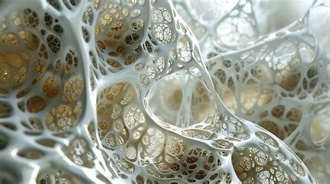 Premium Photo Abstract Organic Structure Resembling A Bone Or