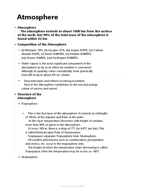 Atmosphere Pdf Atmosphere Of Earth Atmosphere