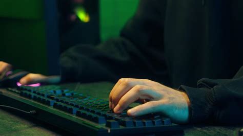 Programmer Man Keyboard Computer Typing Hacker Internet Networking Online Professional Software