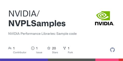 GitHub NVIDIA NVPLSamples NVIDIA Performance Libraries Sample Code
