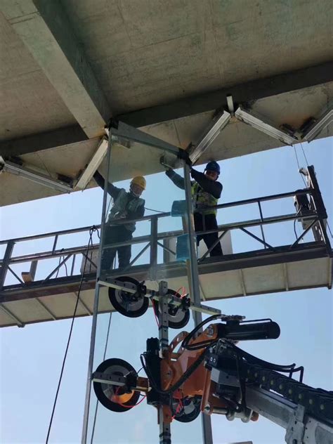 Remote Glazing Robot Installing Glass Vacuum Lifter For Stone Marble