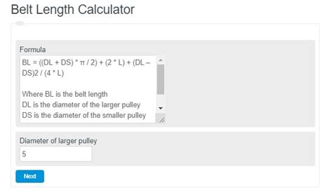 Belt Length Calculator 2 Pulley System Calculator Academy