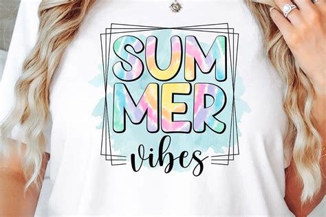 Summer Vibes T Shirt Png Design Summ Graphic By Freesublimations