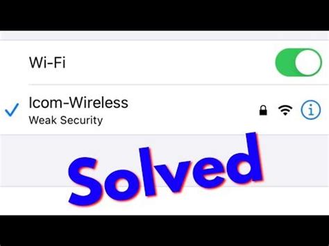 Weak Security Wifi Iphone Fix Sebrina Brenner
