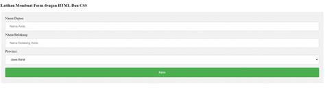 Membuat Form Dengan Html5 Dan Css3 Blog Rumah Coding