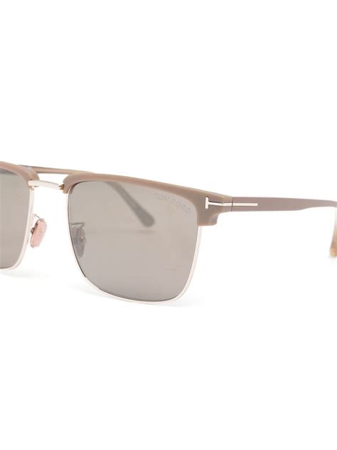 Tom Ford Eyewear Tinted Straight Arm Sunglasses Farfetch