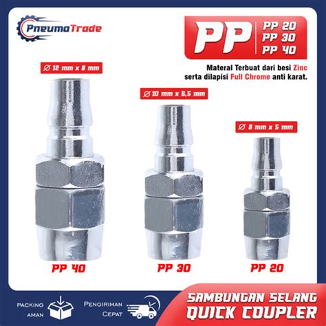 Promo Quick Coupler Sambungan Selang Pf Coupling Pf Sambungan Selang Angin Coupler Sf Pf Sh Ph