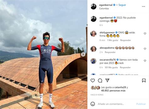 Egan Bernal y su mensaje de fin de año 2022 No pudiste conmigo Infobae