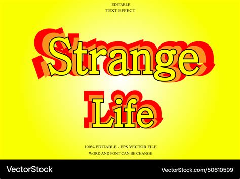 Editable Text Effect Emboss Style Royalty Free Vector Image