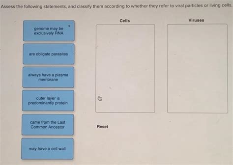 Assess The Following Statements And Classify Them Chegg