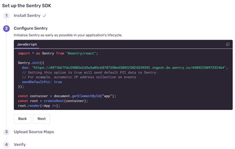 Javascript Sentry Logger Warn Discarded Session Because Of Missing Or Non String Release