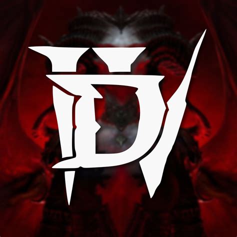 Diablo 4 Diablo 4 Logo Lined Vinyl Decal Car Decal Laptop Decal