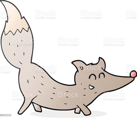 말풍선이 있는 작은 Wolf 귀여운에 대한 스톡 벡터 아트 및 기타 이미지 귀여운 그리기 기이함 Istock