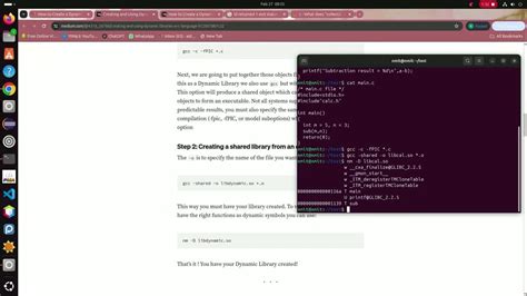 Using Dynamic Library In C Youtube