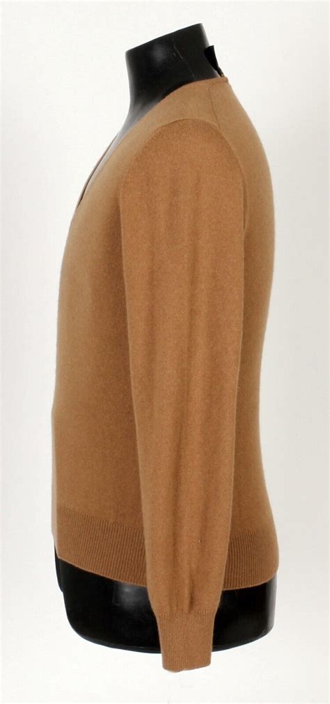 Loro Piana 100 Vicuna Vicuña V Neck Sweater 48 S … Gem