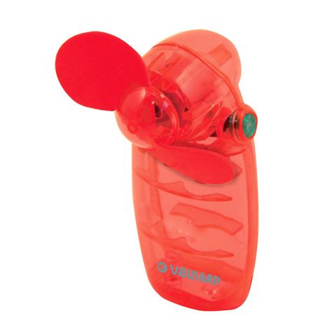 Velamp Portable Hand Held Battery Operated Mini Fan Runs On 2 Aa