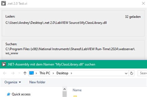 Labview Built Executable Locating Dll Location At Startup Ni Community