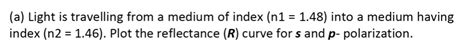 A Light Is Travelling From A Medium Of Index N Into A