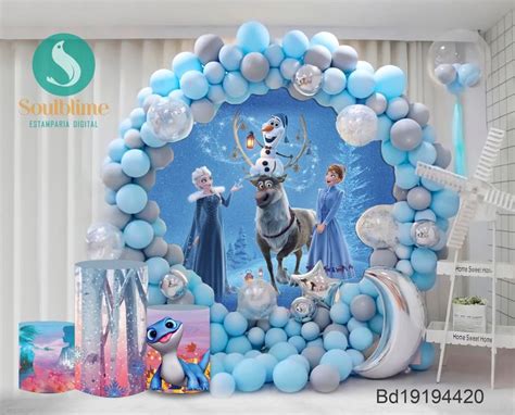 Pin de Yacid Nuñez en Cumpleaños de la Frozen Frozen decoracion