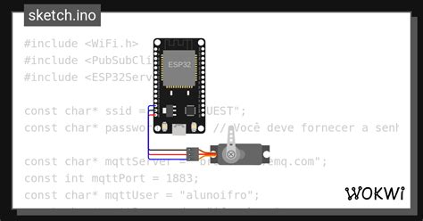 Servo Mqtt Conectado Wokwi Esp32 Stm32 Arduino Simulator Servo Mqtt Conectado Wokwi Esp32 Stm32 Arduino Simulator