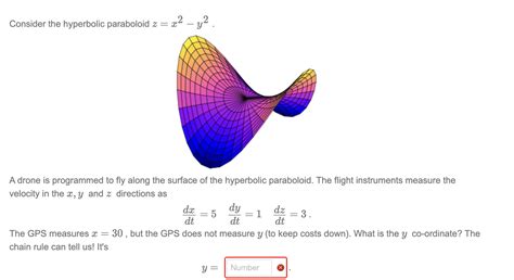 Consider The Hyperbolic Paraboloid Za Drone Is