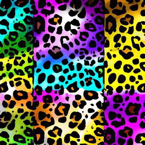 Leapord Colorful Backgrounds Illustration · Creative Fabrica