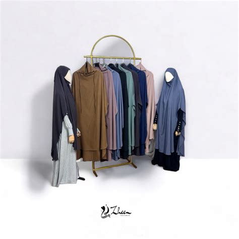 Jual LADY LONG MIDI FK French Khimar Instan Karet By Madamy Premium