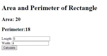 Python Program To Calculate Area And Perimeter Of Rectangle